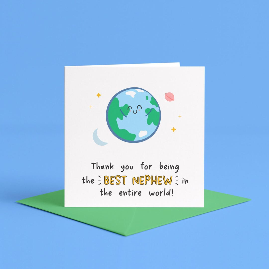 To the Best Nephew Card | Thank You Card for Nephew, Best Nephew ...