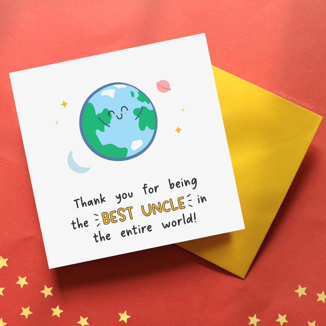 Happy Birthday to the Best Uncle in the World Card | Best Uncle Ever ...
