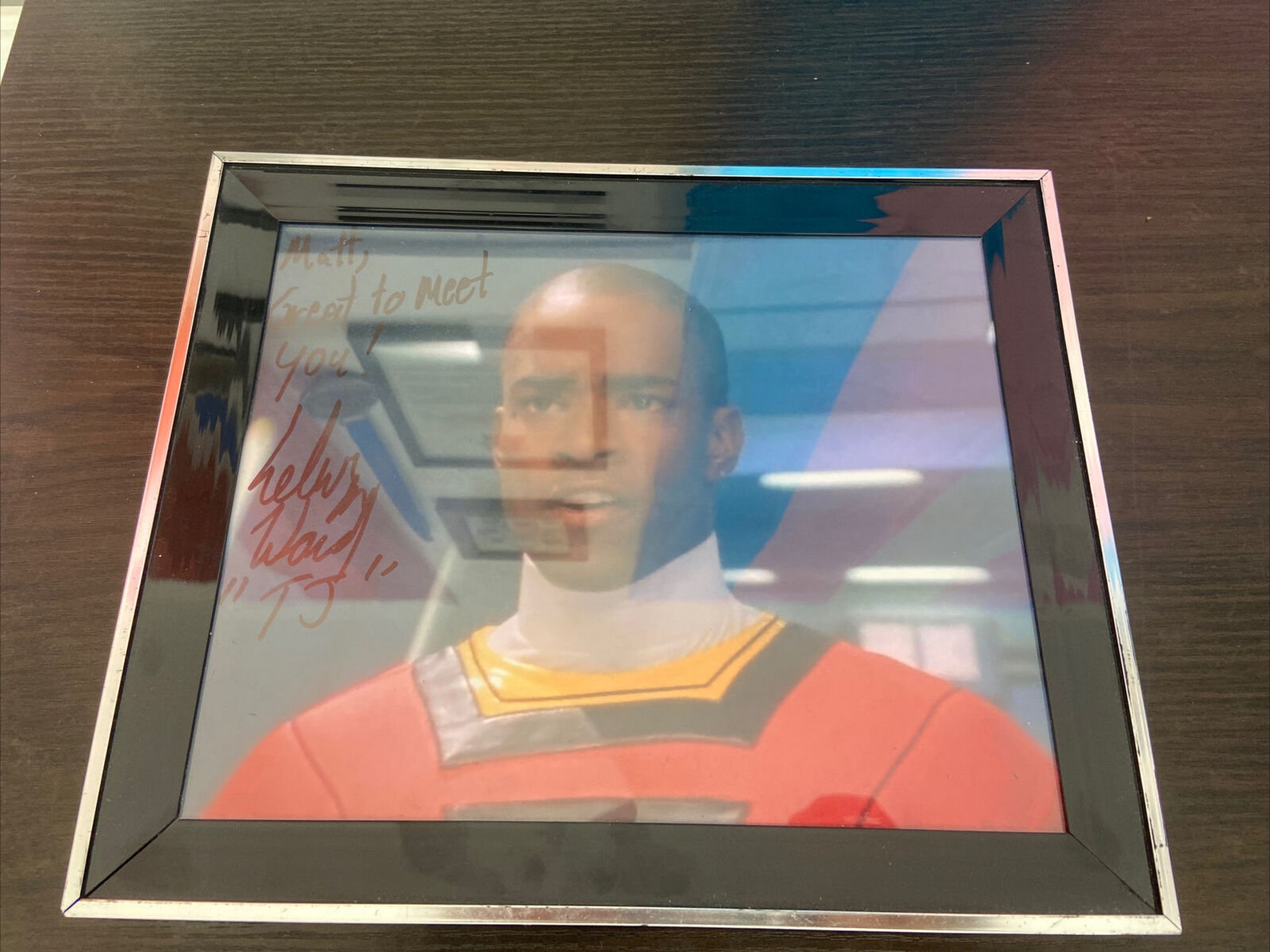 Power Rangers Turbo Autograph TJ Red Ranger Selwyn Ward | Etsy