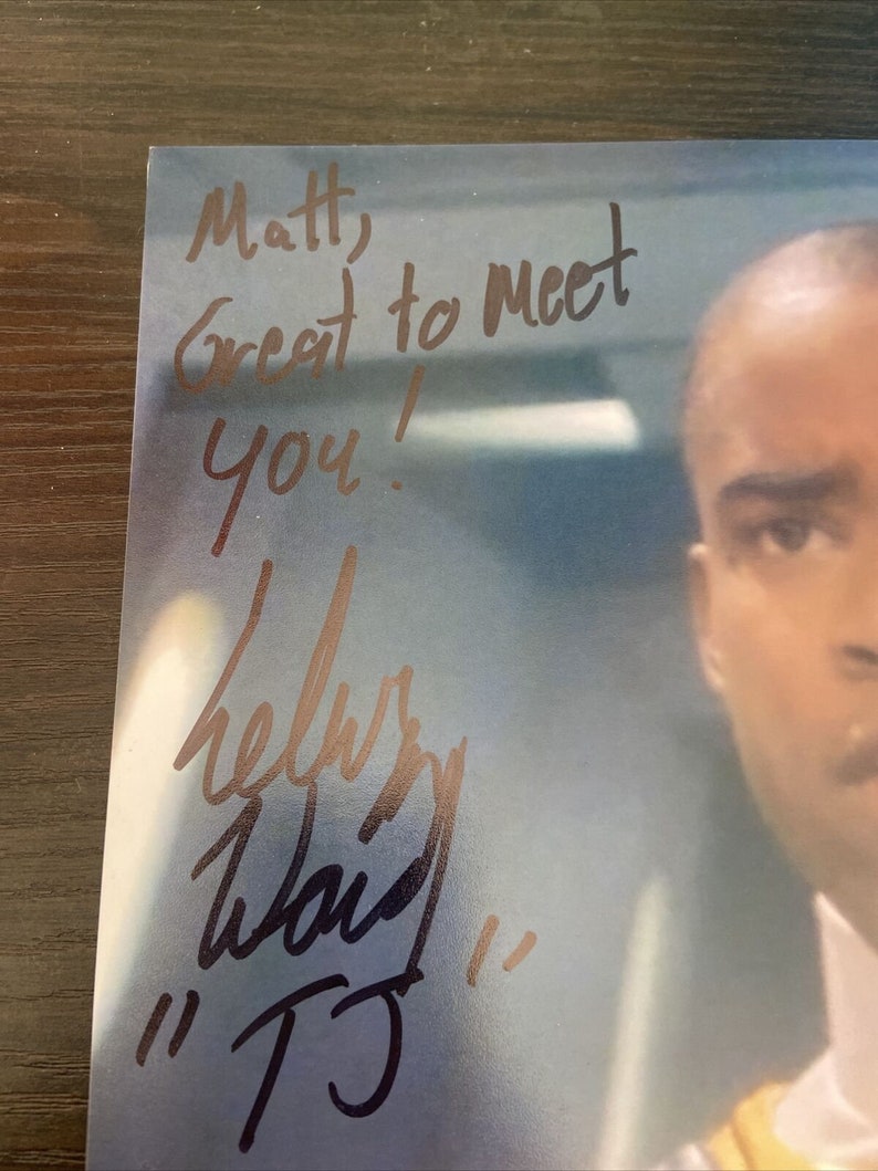 Power Rangers Turbo Autograph TJ Red Ranger Selwyn Ward | Etsy