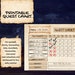 Quest Chore Chart Printable: Great for Fans of RPG, Fantasy, Gaming ...