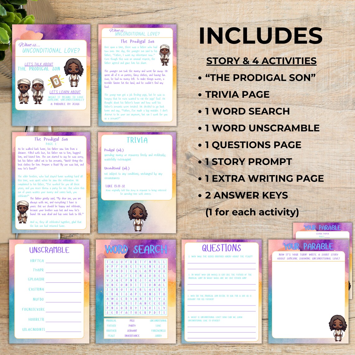 Bible Activities for Teens and Kids, Youth Group Games, Church Study ...