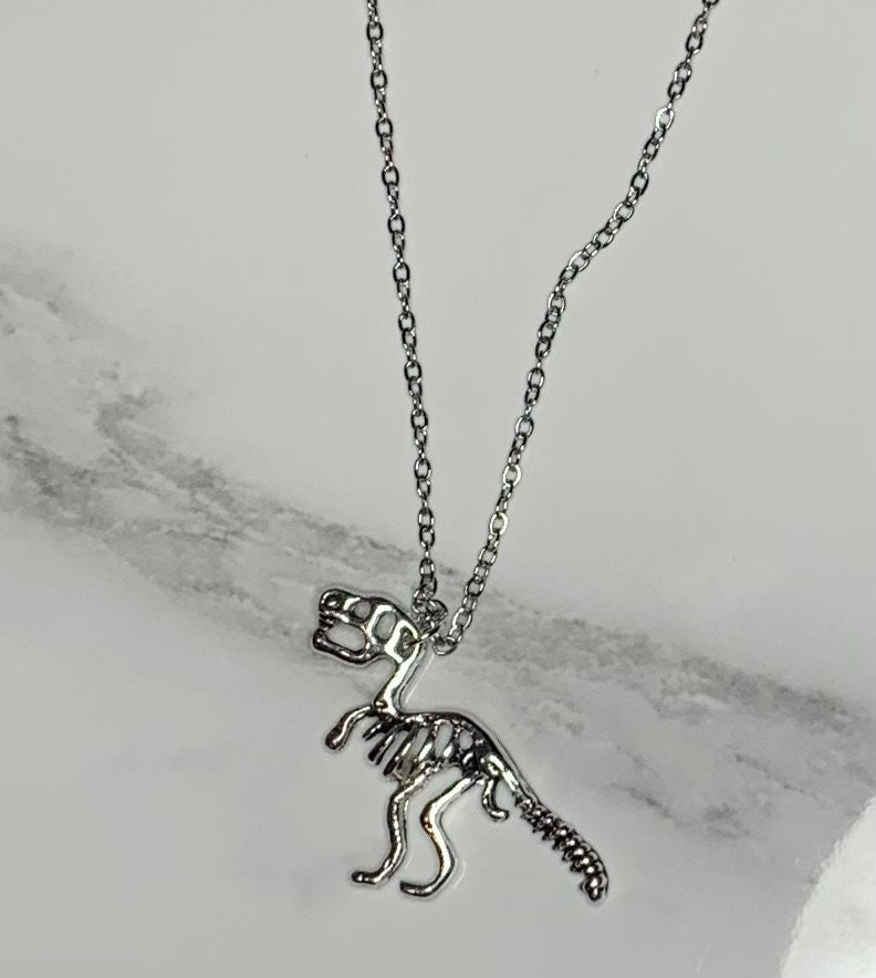 Trex Dinosaur Necklace Tyrannosaura Rex Jewelry T. Rex Charm - Etsy