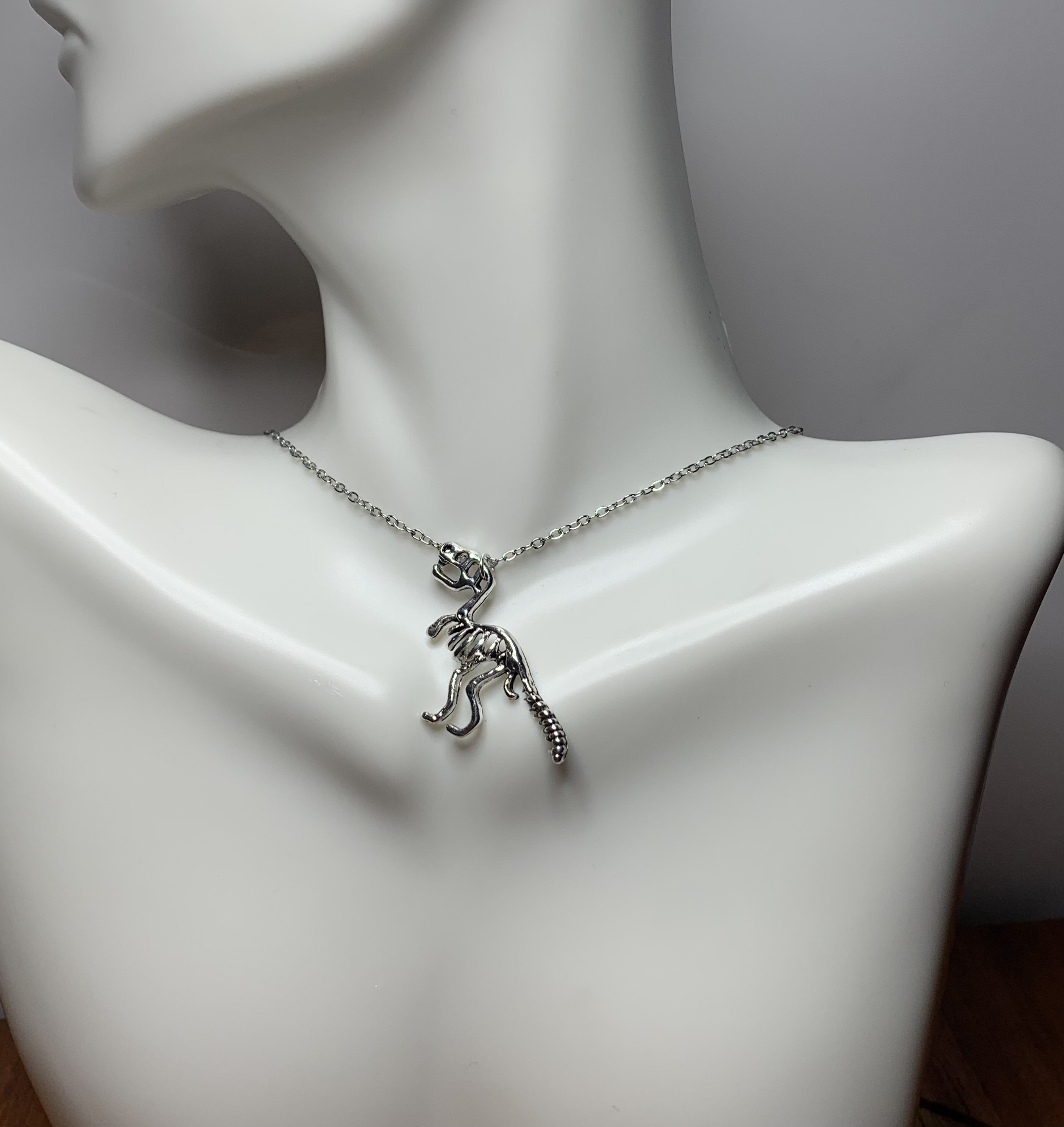 Trex Dinosaur Necklace Tyrannosaura Rex Jewelry T. Rex Charm - Etsy