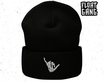 Skeleton Shaka Onewheel Hat Float Gang Snapback Flat Brim - Etsy