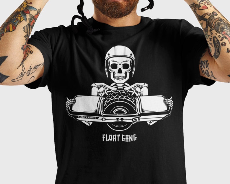 Onewheel GT Shirt Float Gang Skeleton Onewheel Nation - Etsy