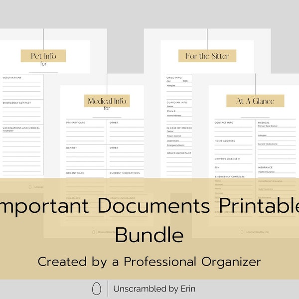 Important Documents - Etsy