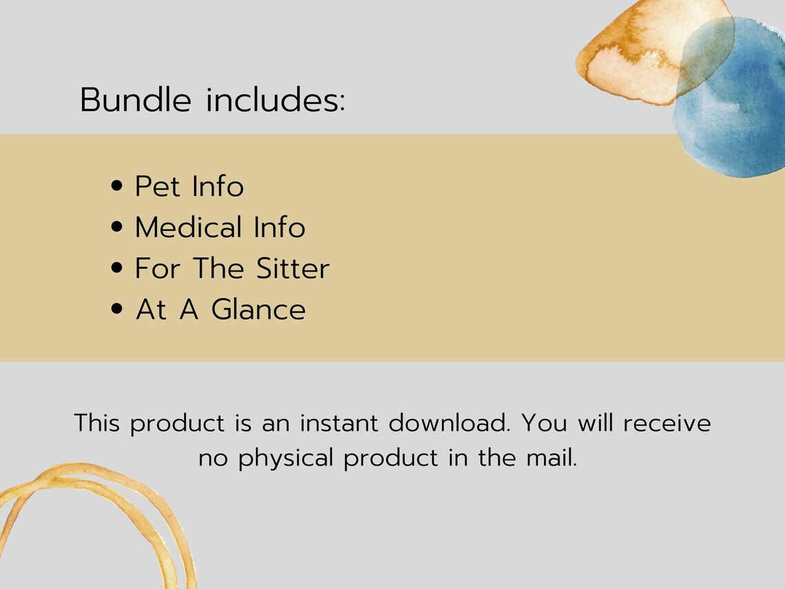 Important Documents Printable Bundle - Etsy