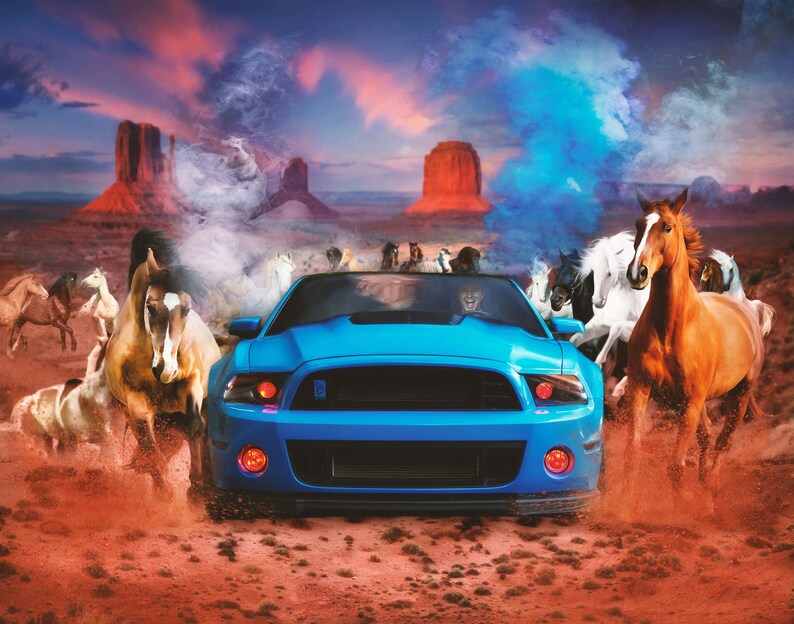 Fantasy Car Art Custom Car Portrait Car Lovers Personal Gift - Etsy