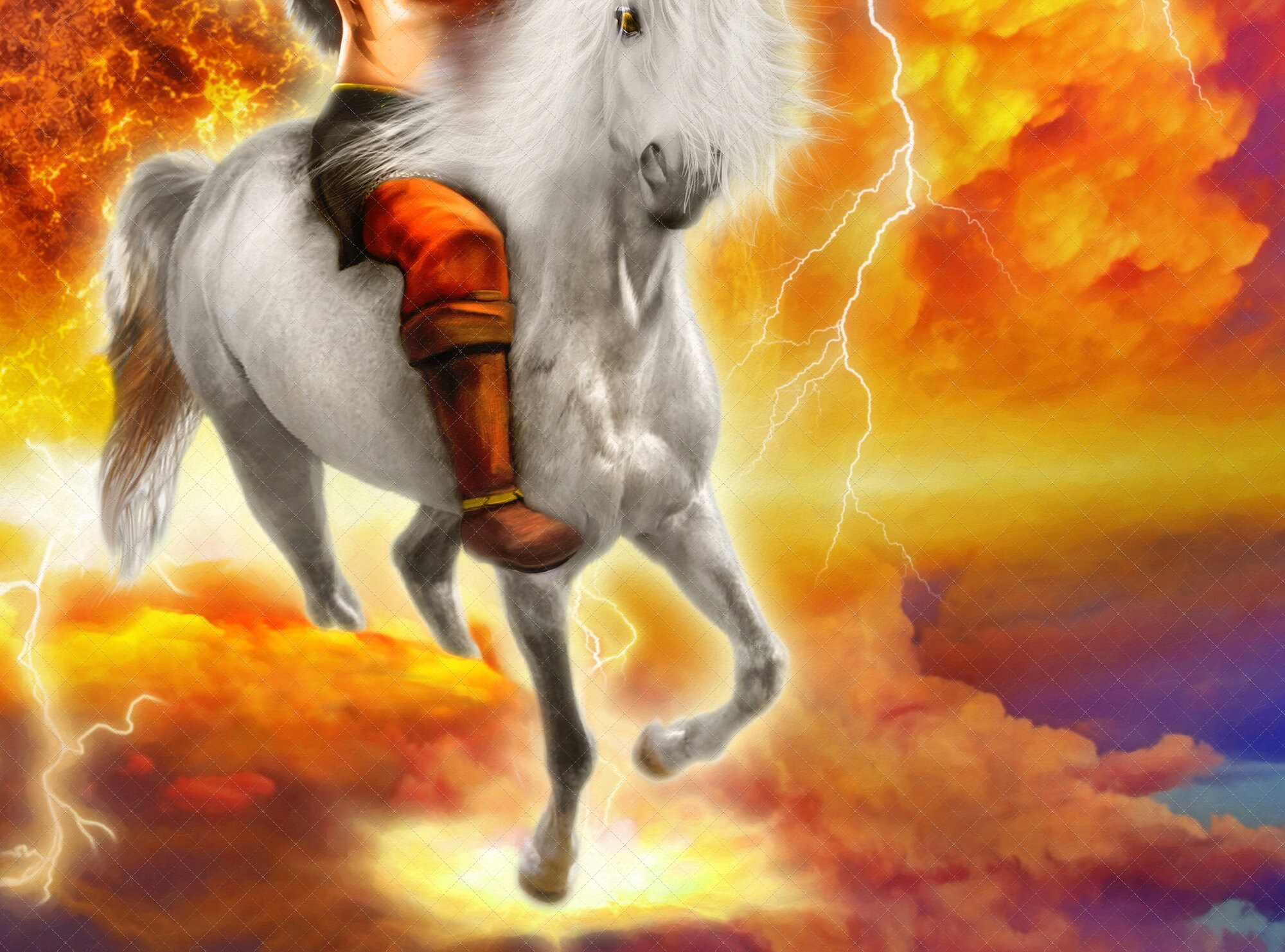 Belenus Fine Art Print Celtic Solar God Sun God Bel Art Sabbat Litha ...