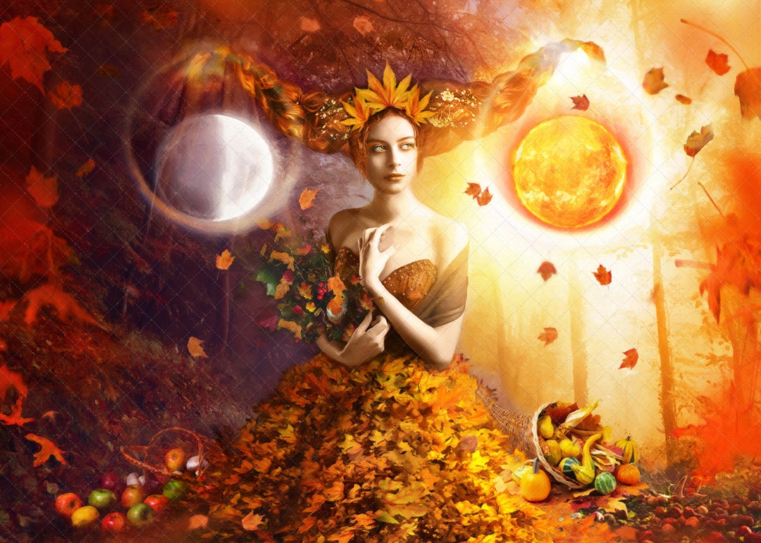 Earth Goddess Fine Art Print Gaia Mother Nature Wiccan Fertility ...