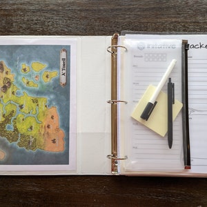 Dnd Campaign Binder DM Plannner - Etsy