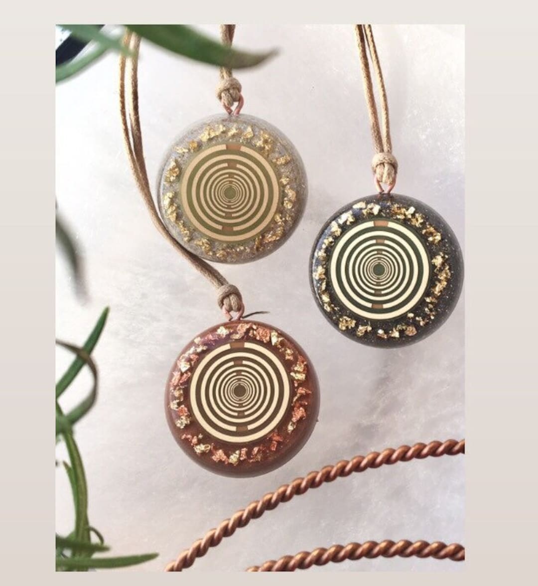 Powerful MWO 24k Gold Antenna Orgonite Scalar Pendant Harmonizer ...