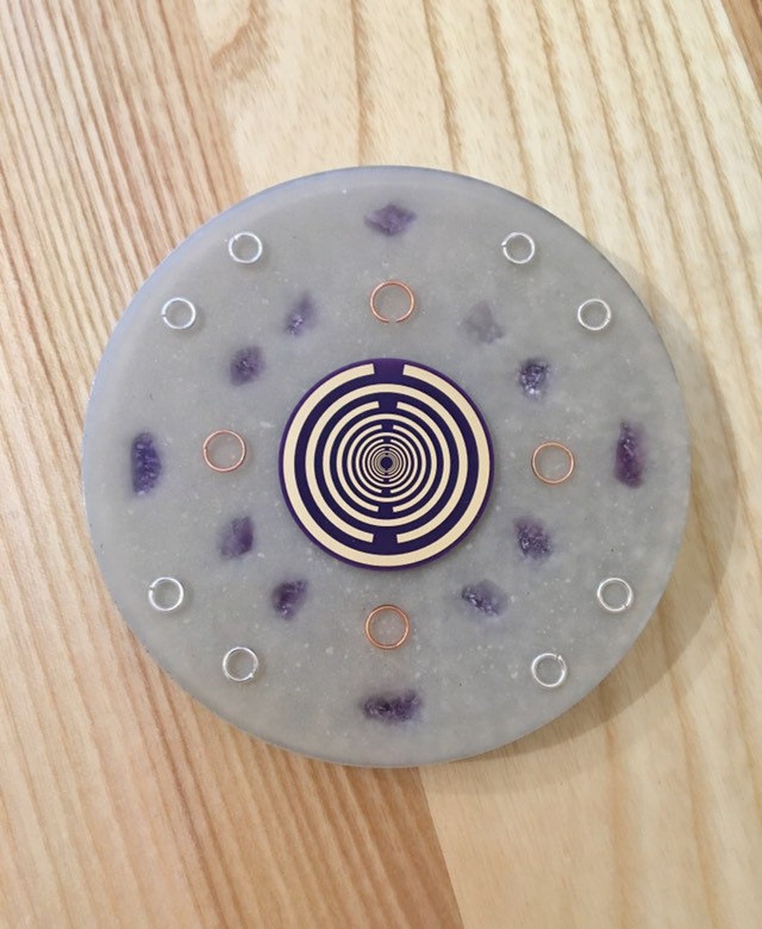 MWO 24k Gold Antenna Plate Orgone Food Water Charging Scalar - Etsy