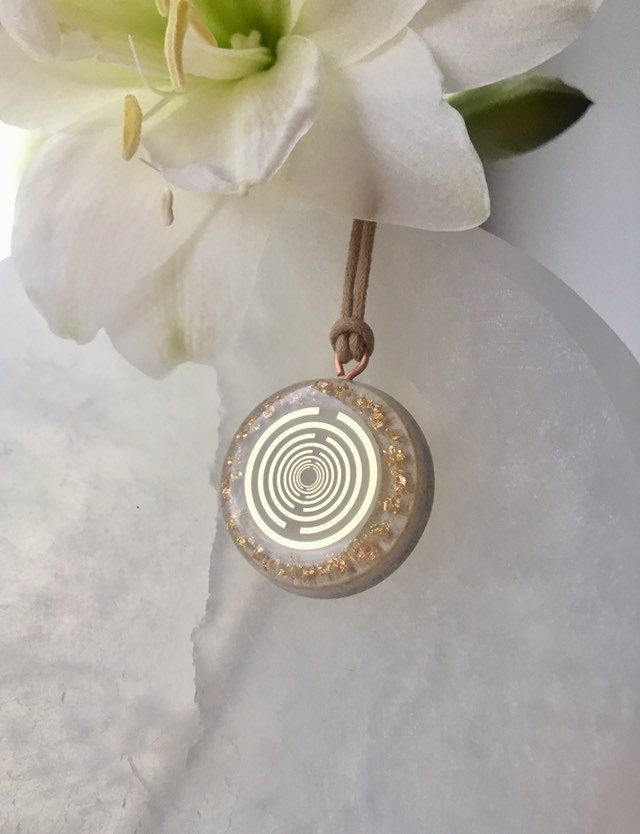 MWO 24k Gold Powerful Orgonite Antenna Scalar Pendant Vortex Harmonizer Lakhovsky Multi Wave ...