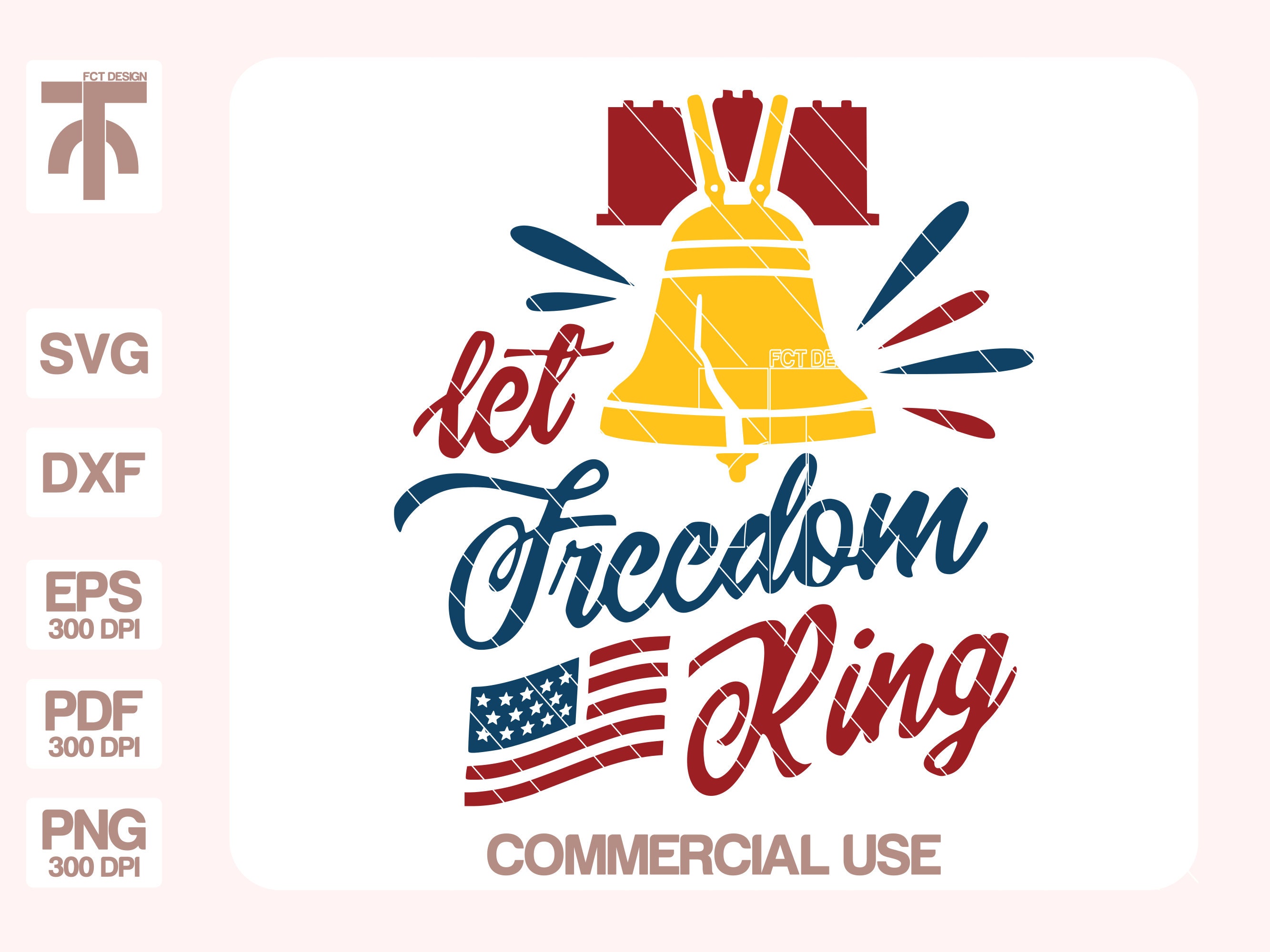 Let Freedom Ring Svg Bundle, America Svg, 4th of July Svg, Patriotic ...