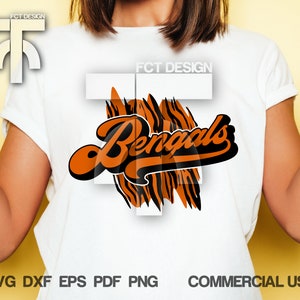 Bengals Svg Cheer Svg Bengals Football Svg Baseball Bengals Svg School ...