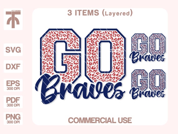 Go Braves Svg Braves Svg Braves Baseball Svg Baseball Svg - Etsy
