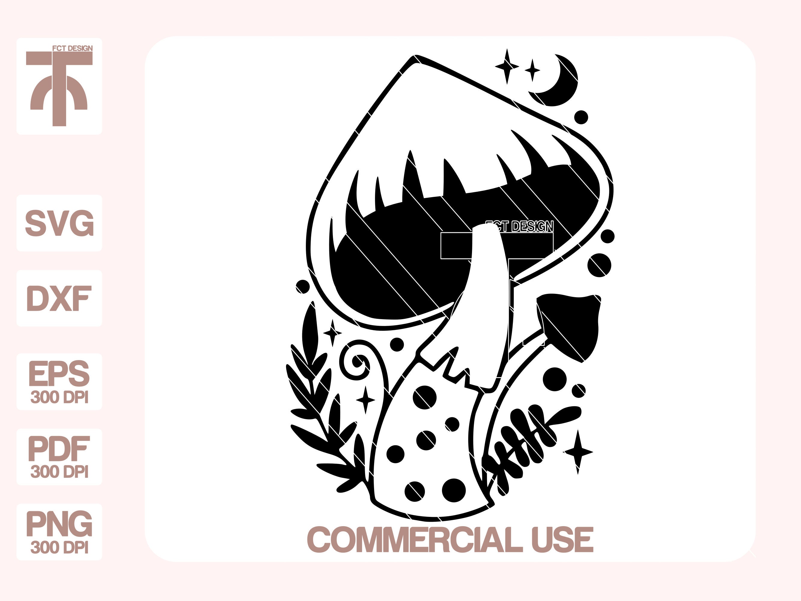 Mushroom Svg Magic Mushroom Svg Mushroom Decal Mushroom | Etsy