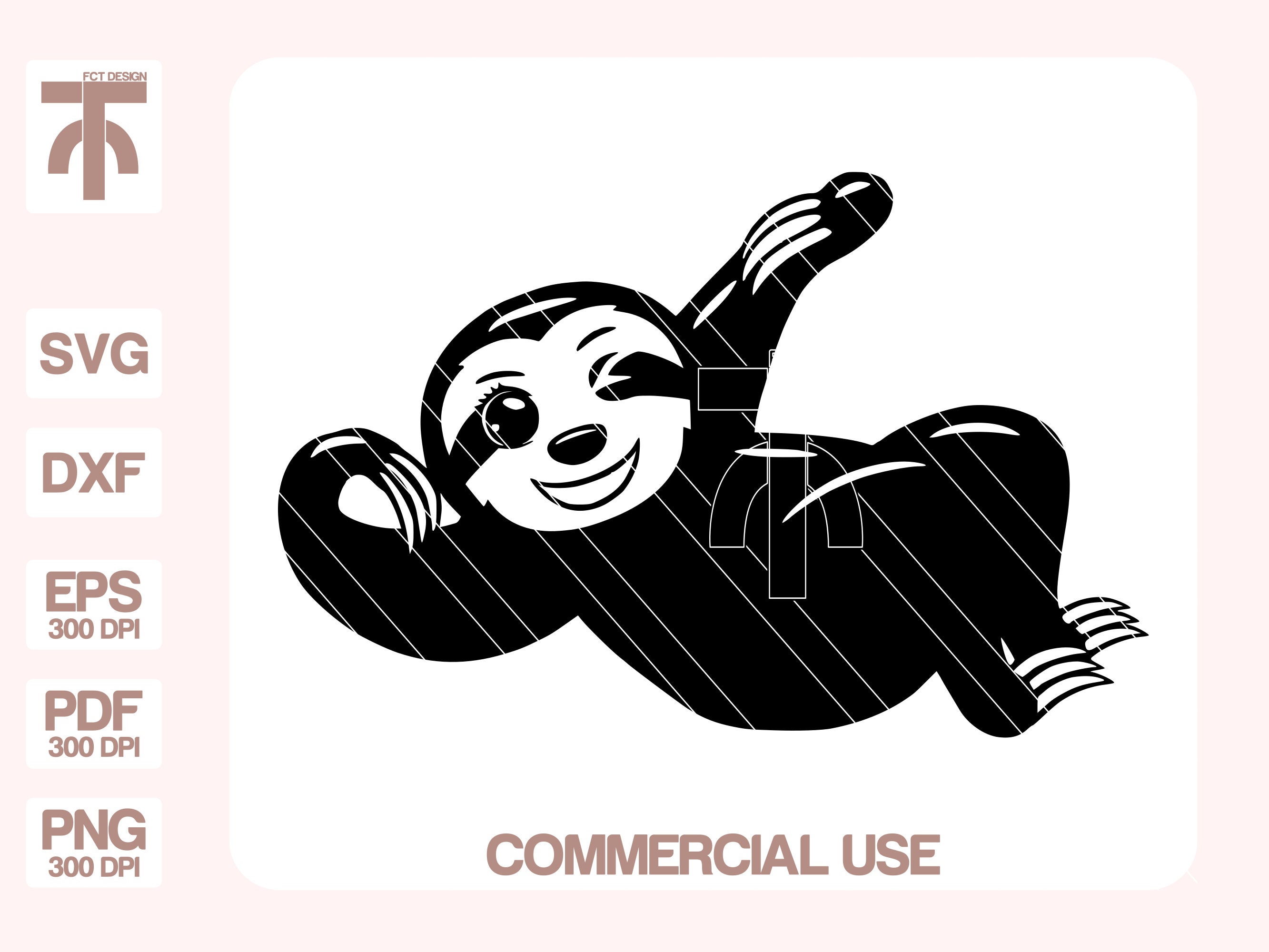 Sloth Svg Sloth Svg Bundle Sloth Silhouette Cute Sloth Svg - Etsy