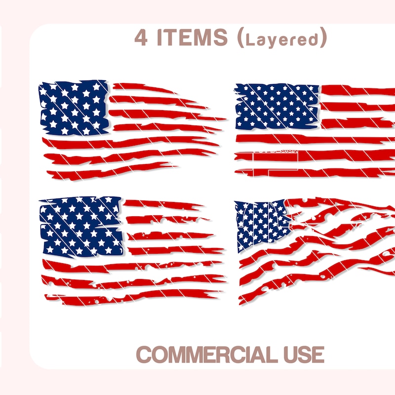 Distressed Flag - Etsy