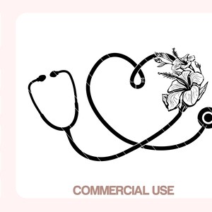 Stethoscope Svg, Heart Stethoscope Svg, Stethoscope Butterfly Svg ...