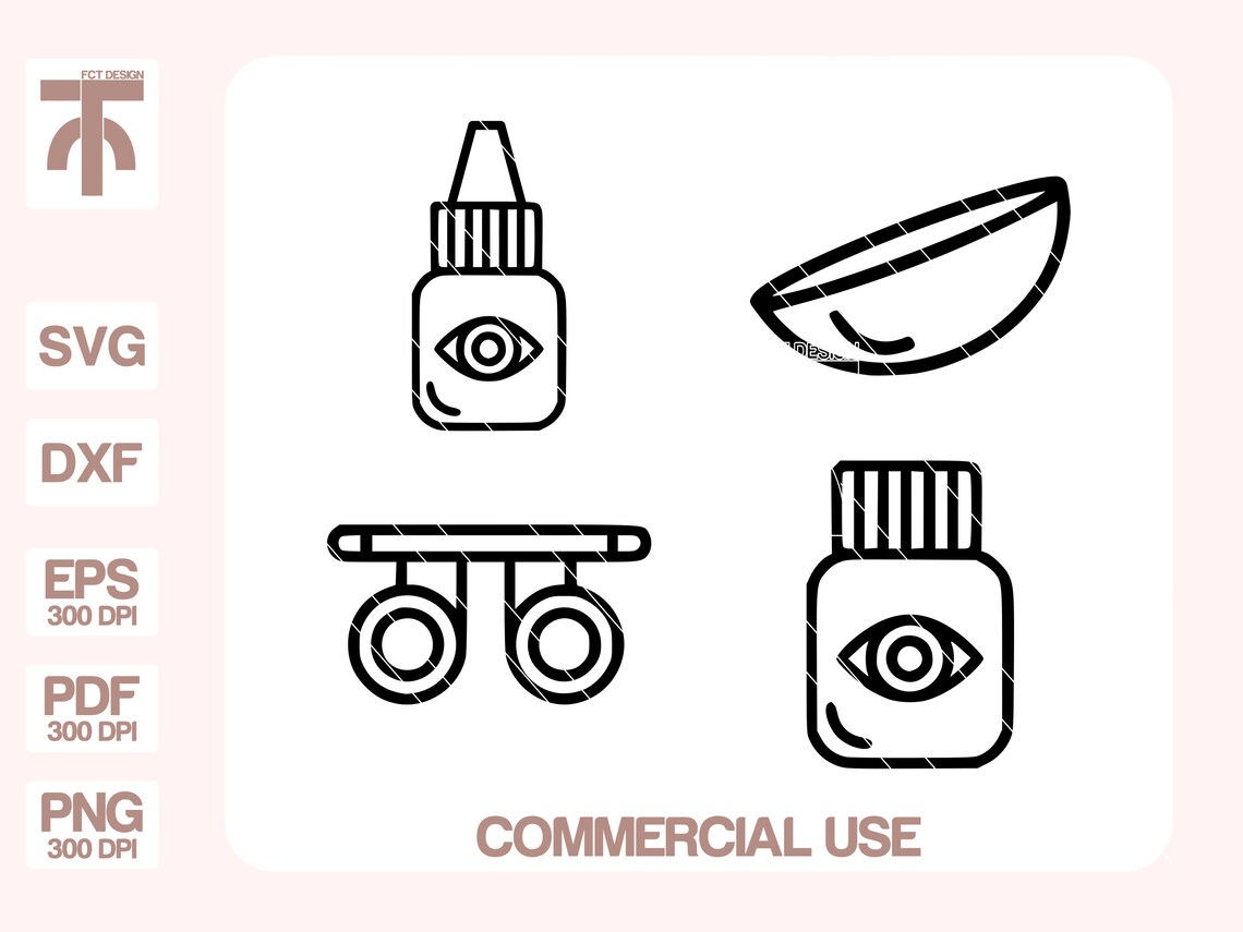 Optometry Svg Optometry Svg Bundle Optometrist Svg Glasses | Etsy