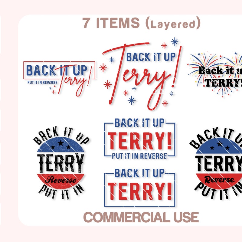 Back It up Terry Svg - Etsy
