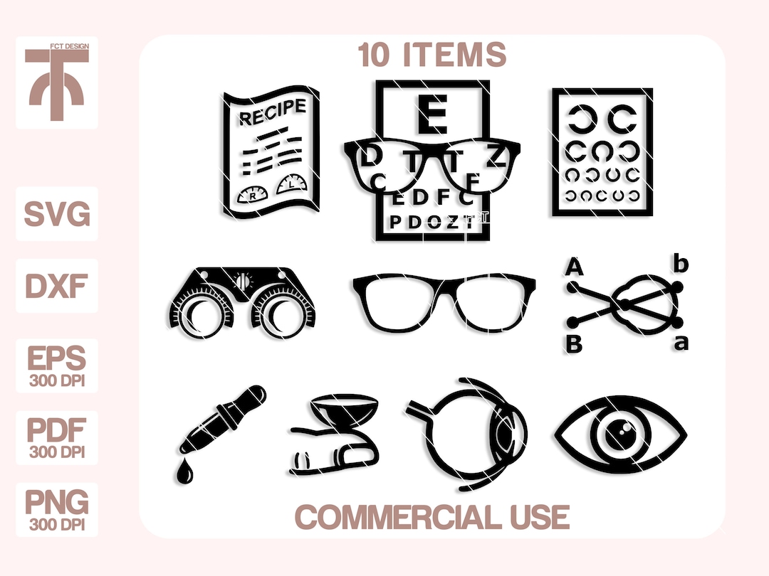Optometry Svg, Optometry Svg Bundle, Optometrist Svg, Glasses Svg ...