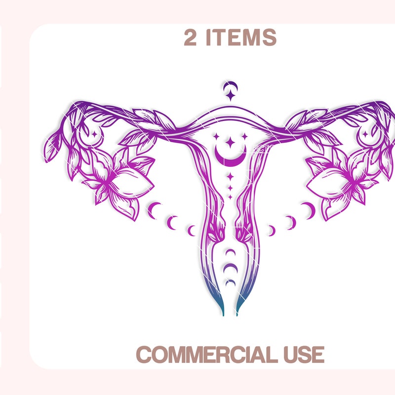Uterus Svg - Etsy