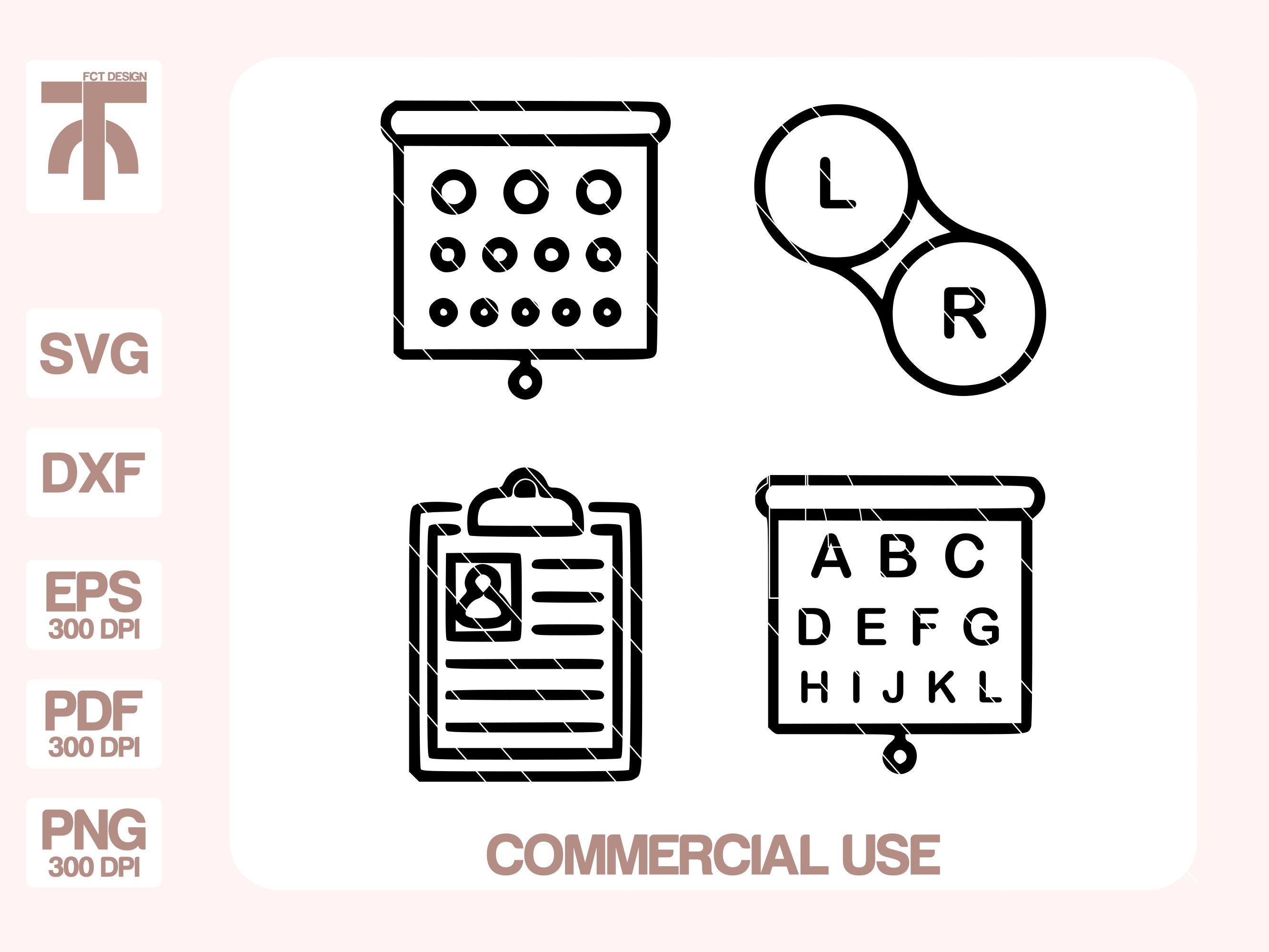 Optometry Svg Optometry Svg Bundle Optometrist Svg Glasses - Etsy