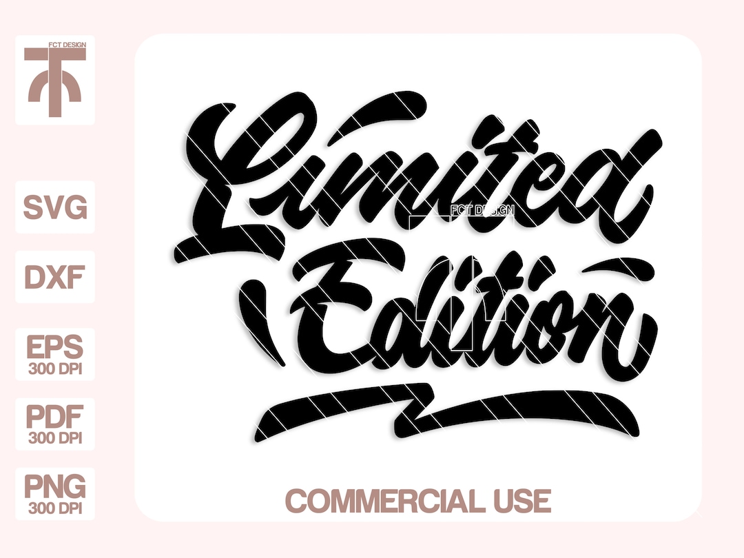 Limited Edition Svg Unique Hand Lettered Positive Quote for Motivation ...