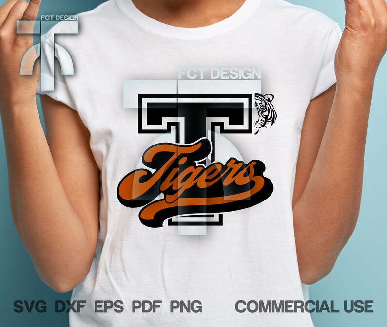Tigers Svg, Tigers Football Svg, Tigers Cheer Svg, Cheer Svg, School ...
