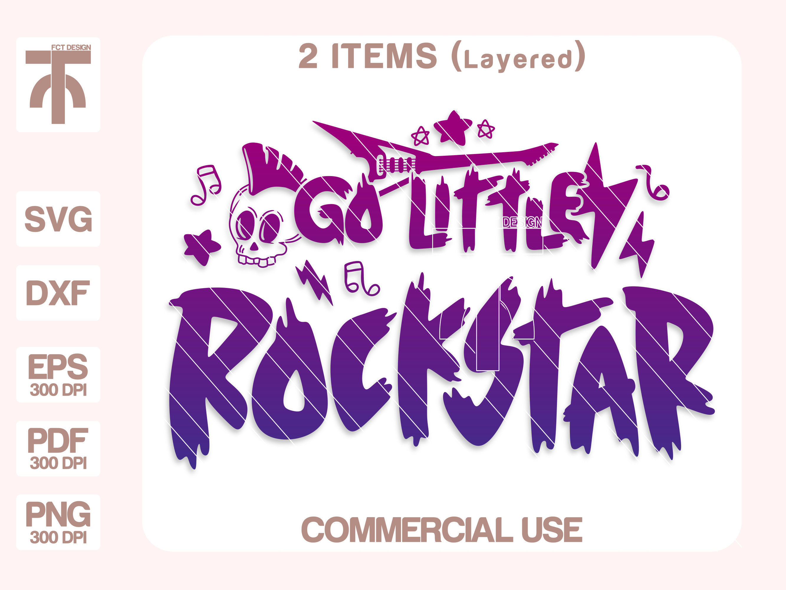 Go Little Rockstar Svg Future Rockstar Svg Hand Lettered Cute - Etsy