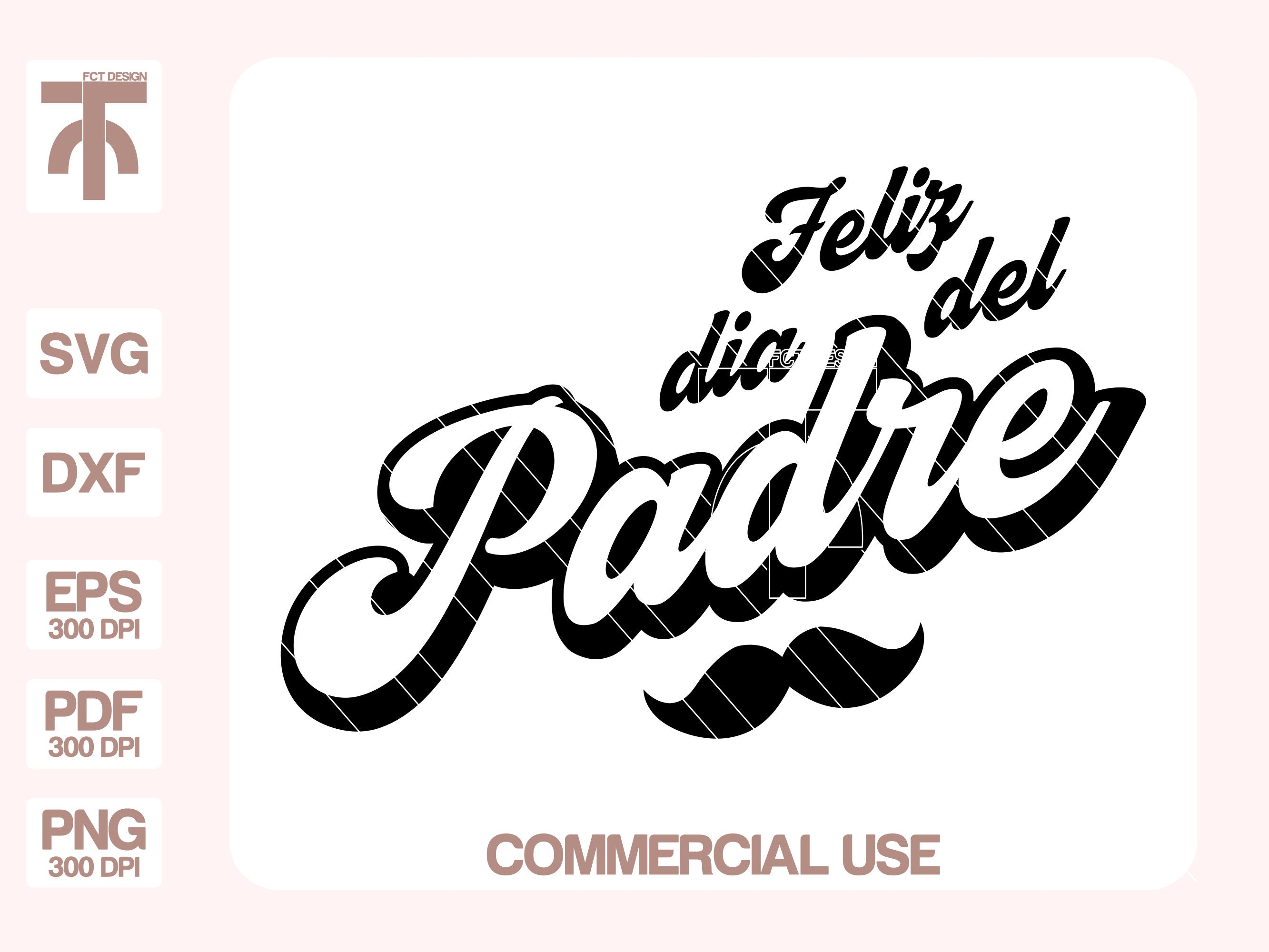 Feliz Dia Del Padre Svg Bundle Happy Father's Day Svg Cute | Etsy