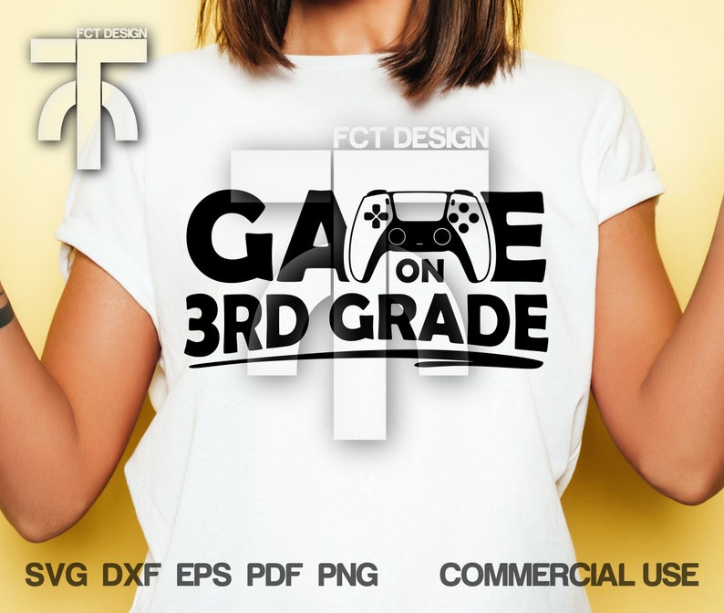 Game on 3rd Grade Svg Back to School Svg Hello 3rd Grade - Etsy