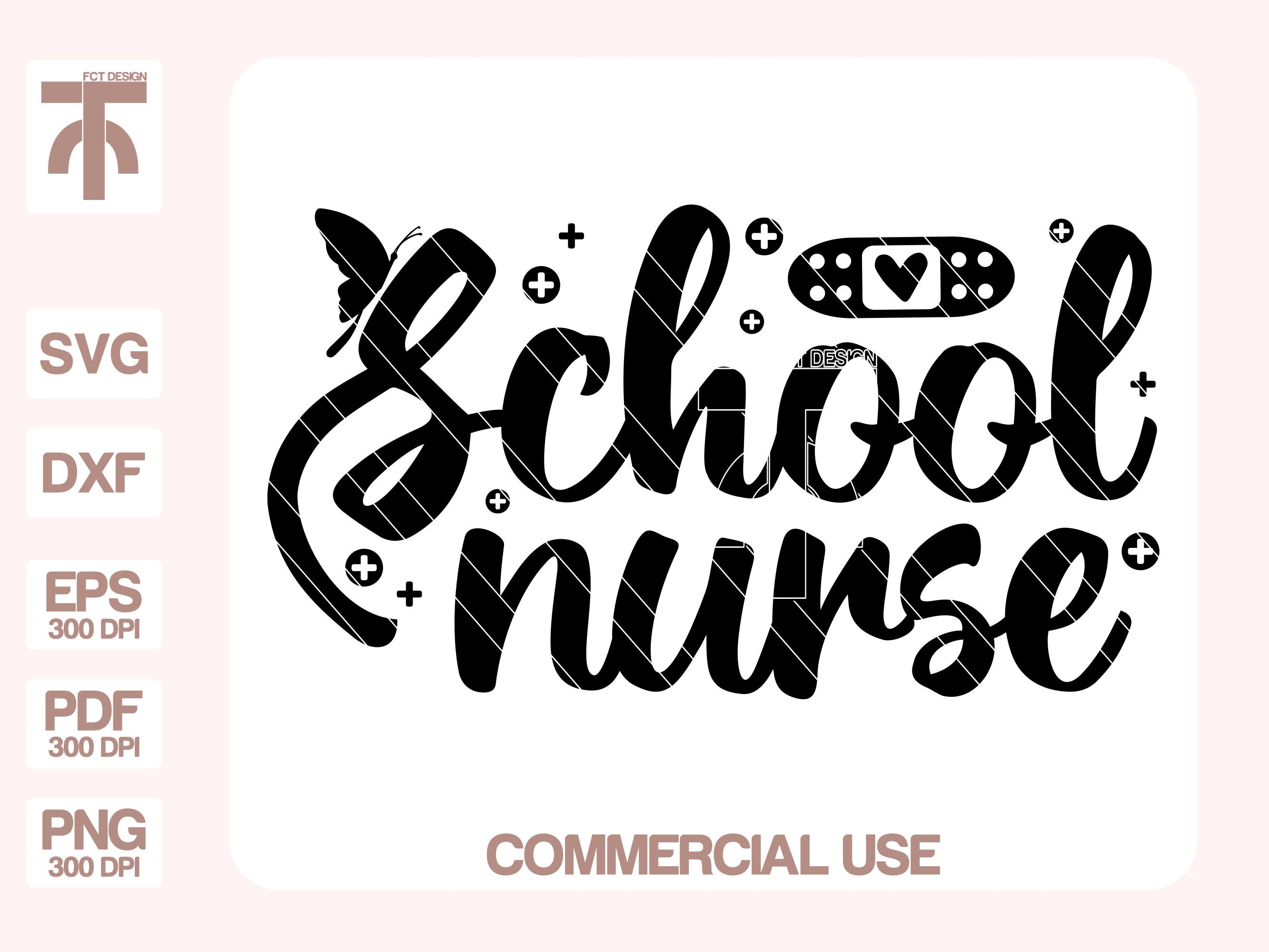 School Nurse Svg Nurse Svg Health Care Svg Nurse | Etsy