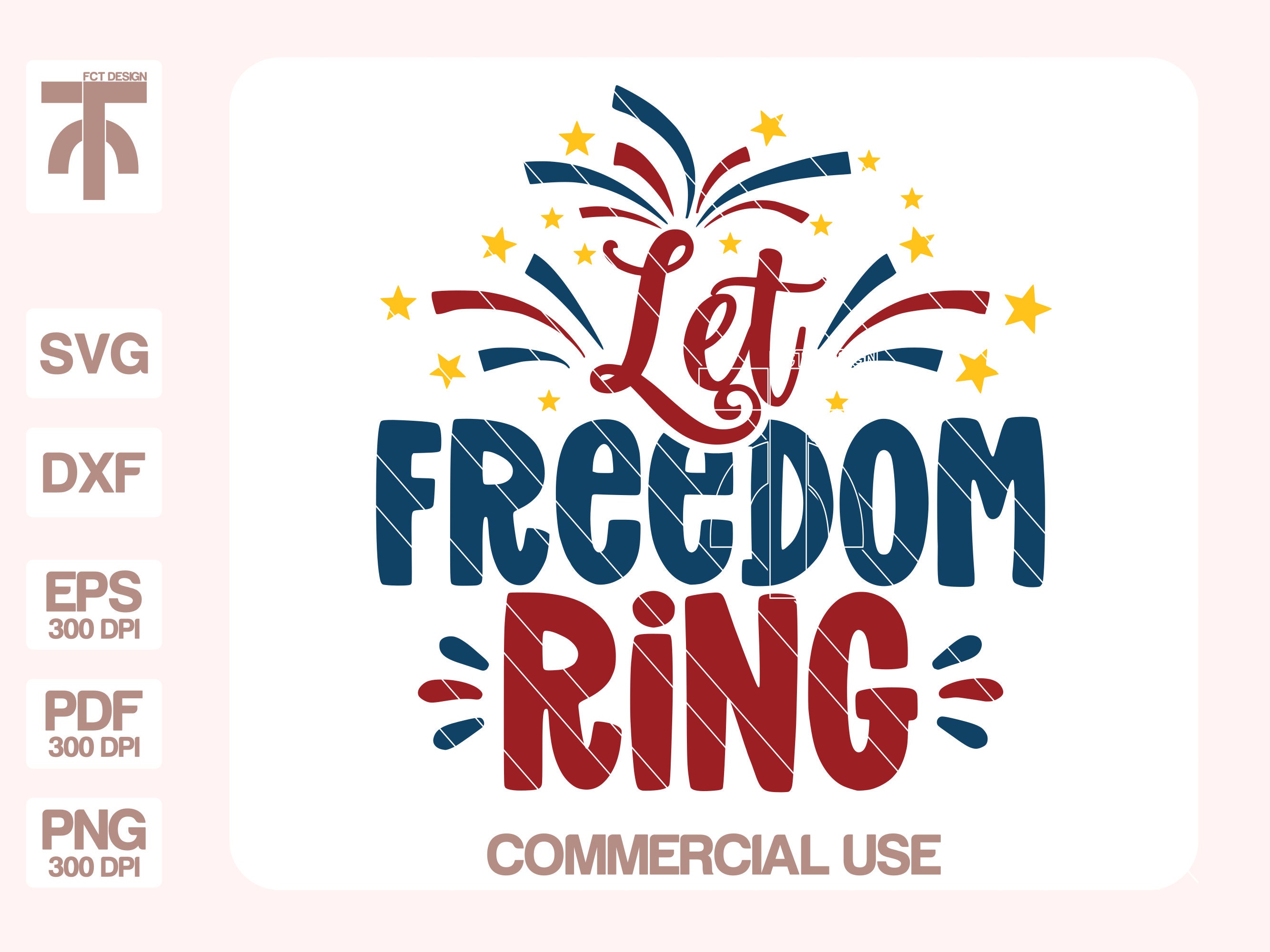 Let Freedom Ring Svg Bundle, America Svg, 4th of July Svg, Patriotic ...