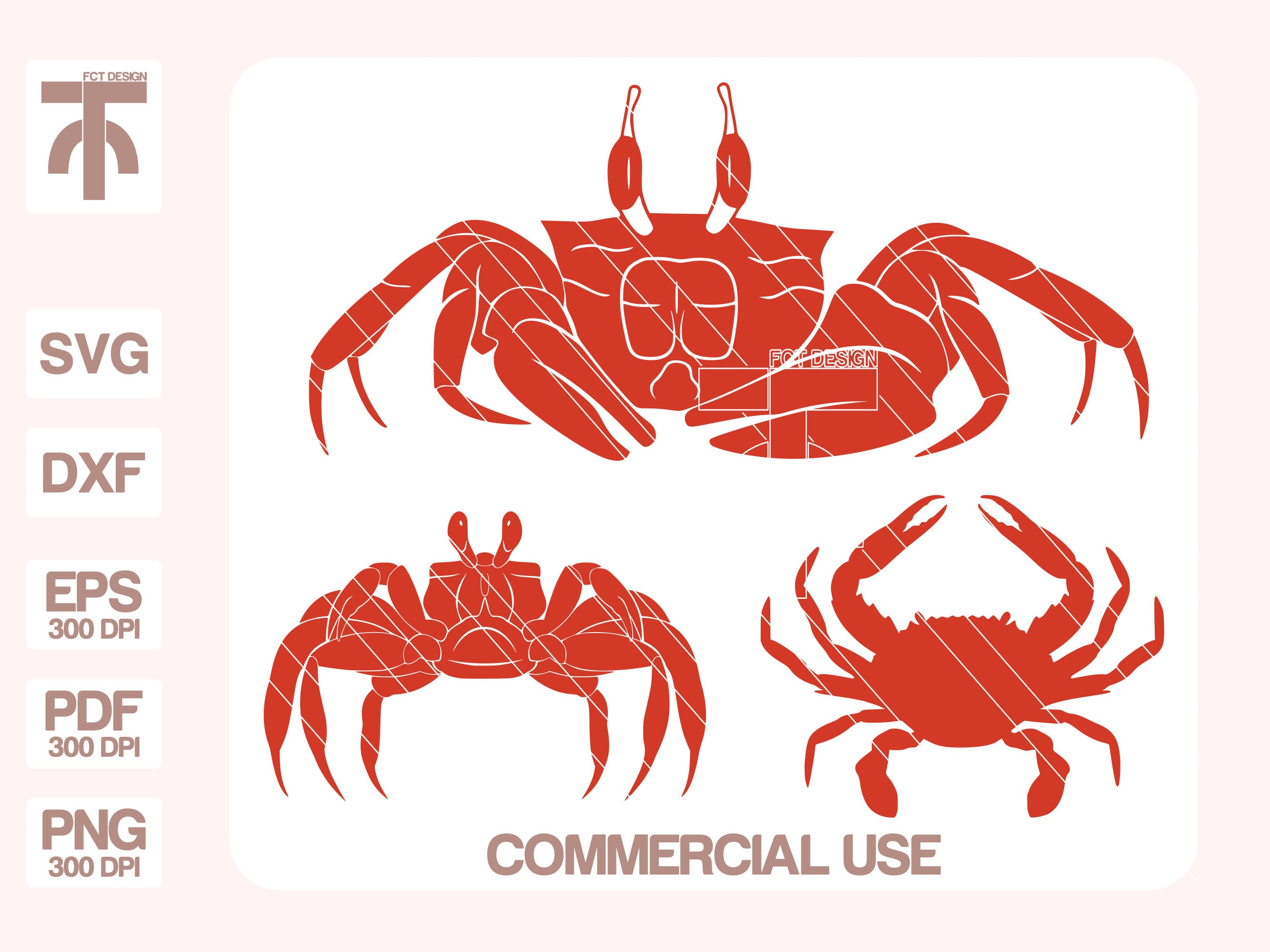 Crab Svg, Crab Svg Bundle, Crab Silhouette, Maryland Crab Svg, Crab ...
