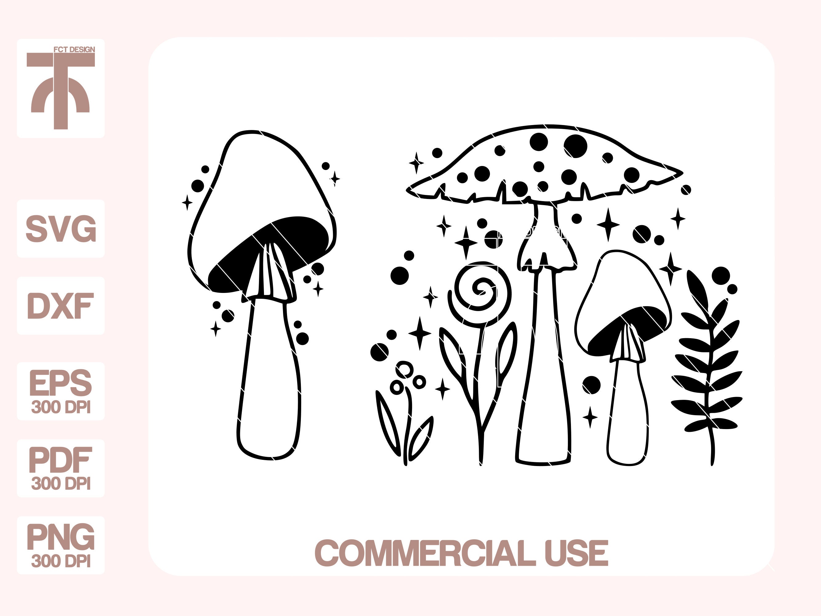 Mushroom Svg Mushroom Svg Bundle Magic Mushroom Svg - Etsy