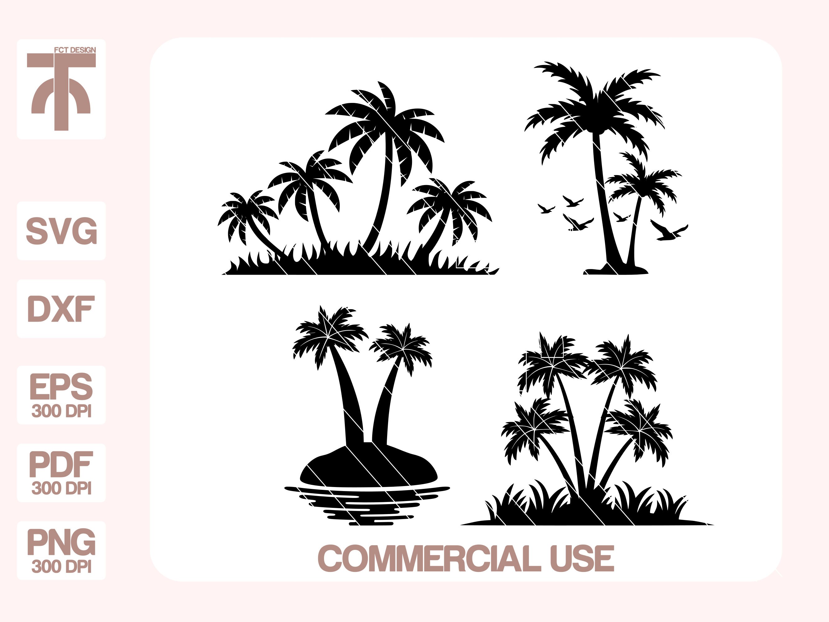 Palm Tree Svg Palm Beach Svg Palm Tree Vector Palm Tree - Etsy