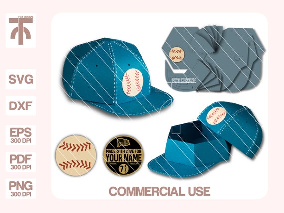 Cap Box Template Svg Baseball Cap Box Svg Baseball Cap Box | Etsy Australia