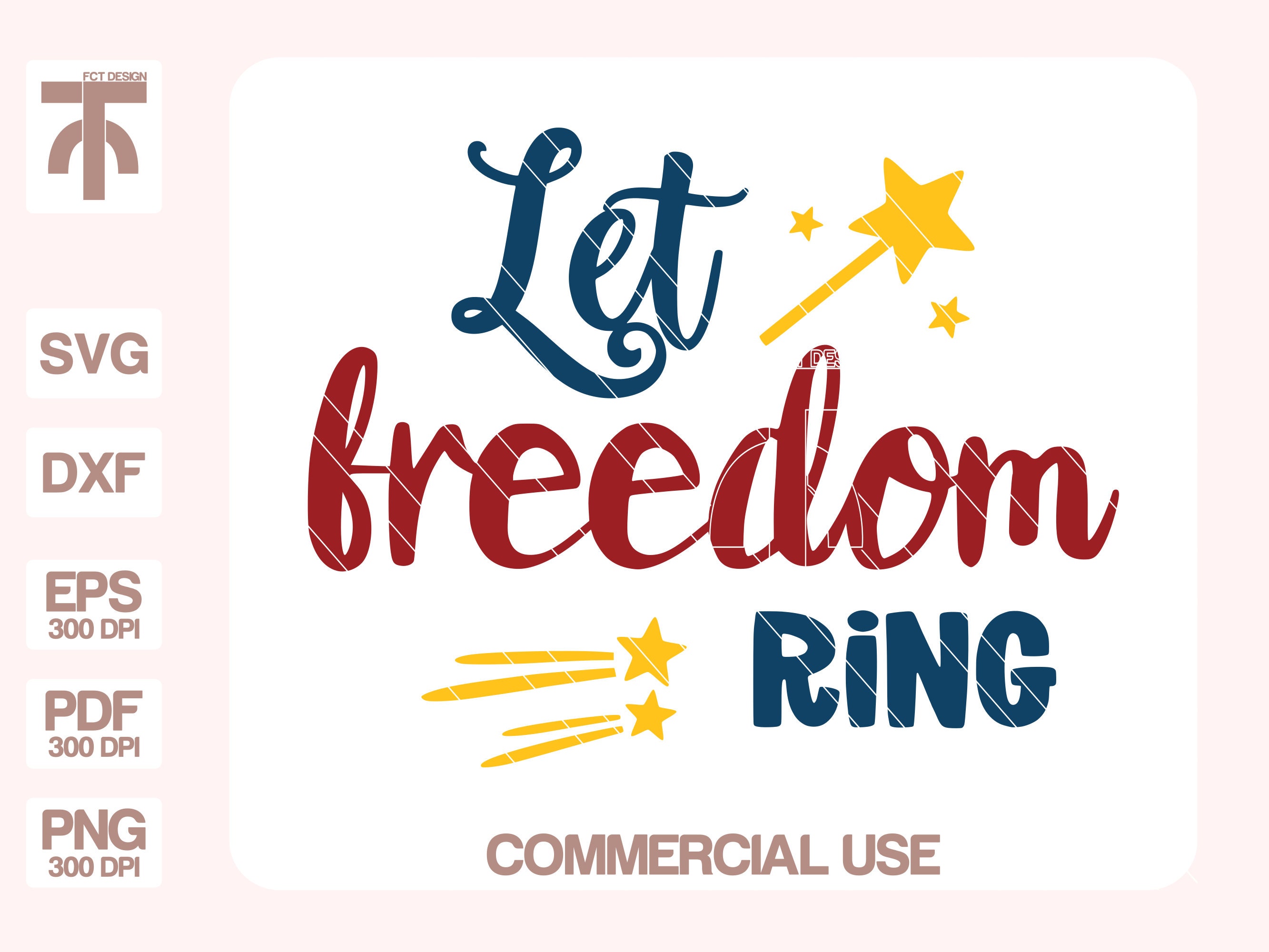 Let Freedom Ring Svg Bundle, America Svg, 4th of July Svg, Patriotic ...