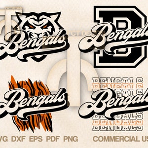 Bengals Svg Cheer Svg Bengals Football Svg Baseball Bengals Svg School ...