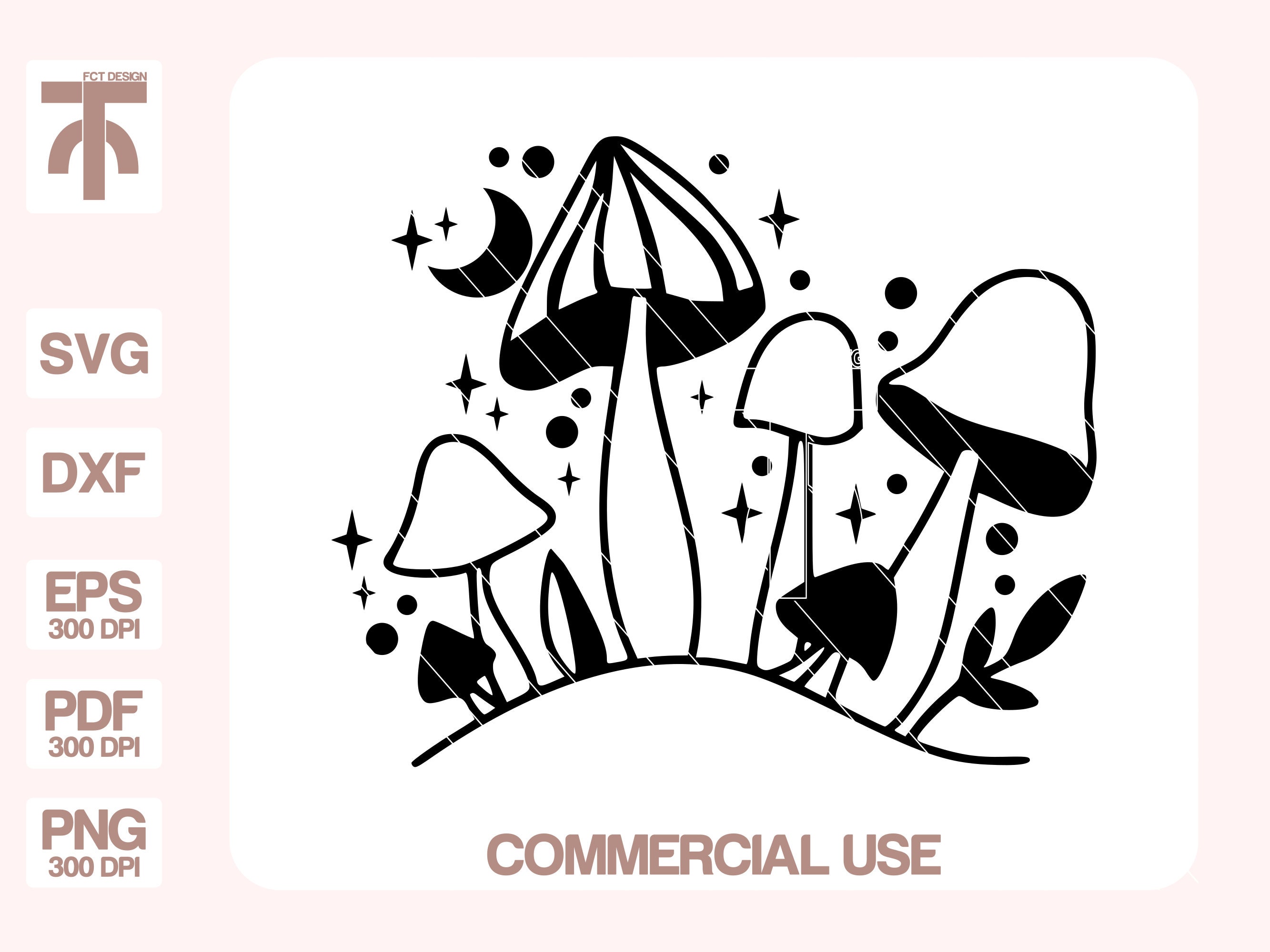 Mushroom Svg Magic Mushroom Svg Mushroom Decal Mushroom | Etsy