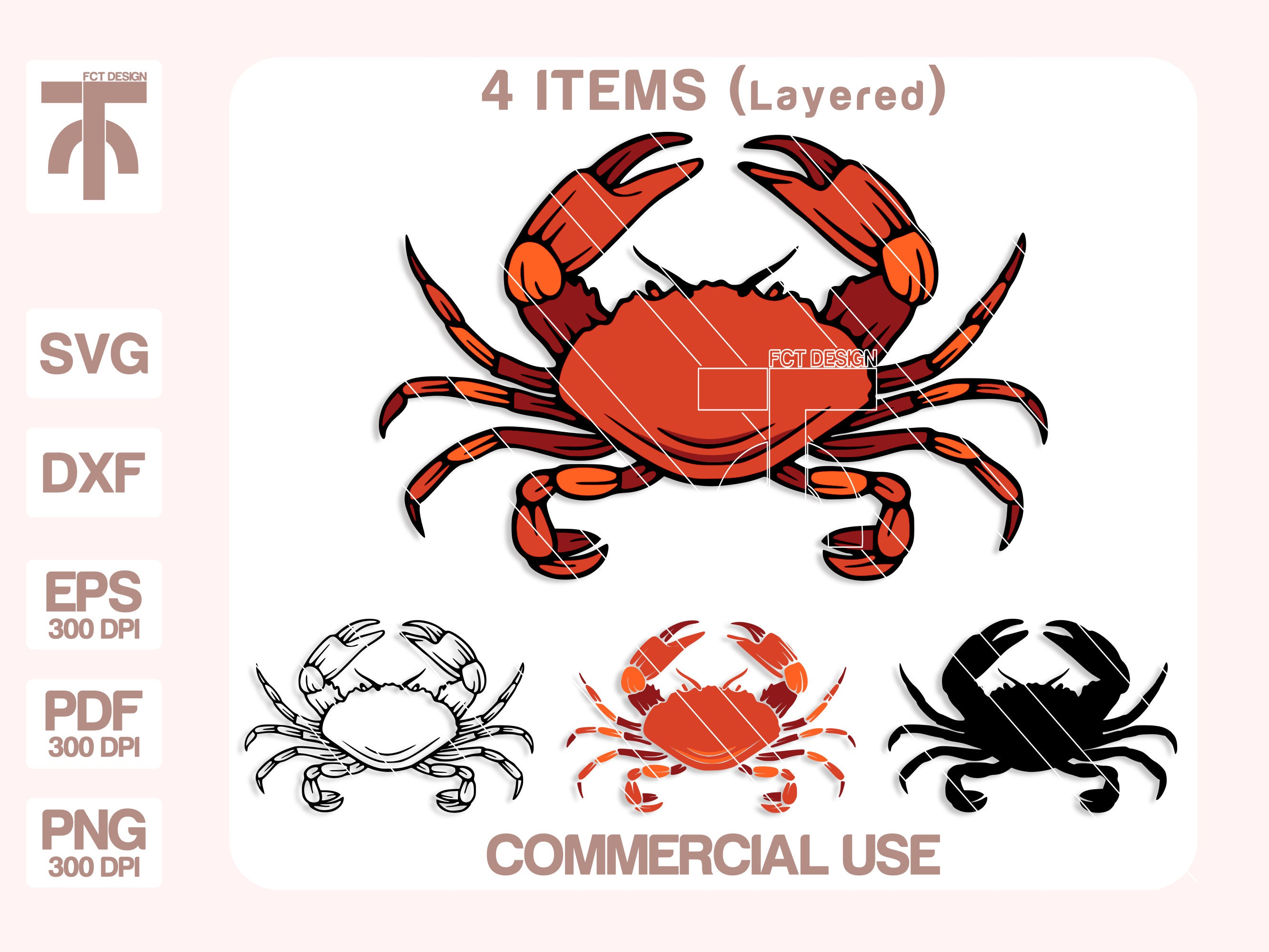 Crab Svg Crab Clipart Crab Silhouette Maryland Crab Svg - Etsy Ireland