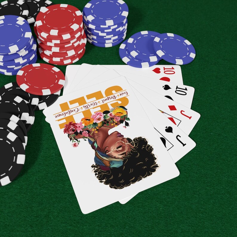 Game Night Custom Spades Cards Self Worth Black Girl Magic Playing ...