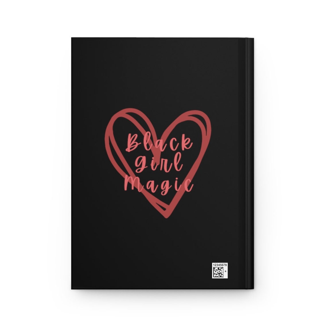 Hardcover Matte Black Journal for Black Women Gift for Women - Etsy