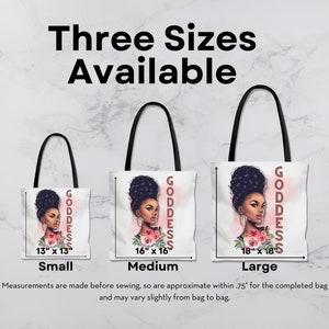 Goddess Black Girl Magic AOP Tote Bag - Etsy