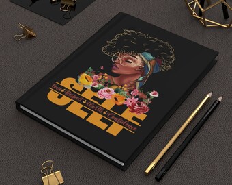 Matte Hardcover Journal for Black Women Gift for Women Cute Journal ...